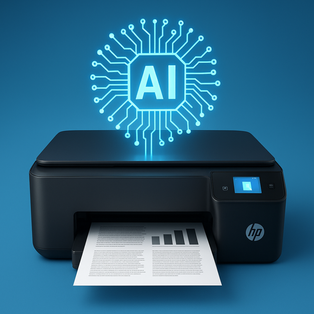آینده چاپ در دستان HP با فناوری هوش مصنوعی HP Print AI